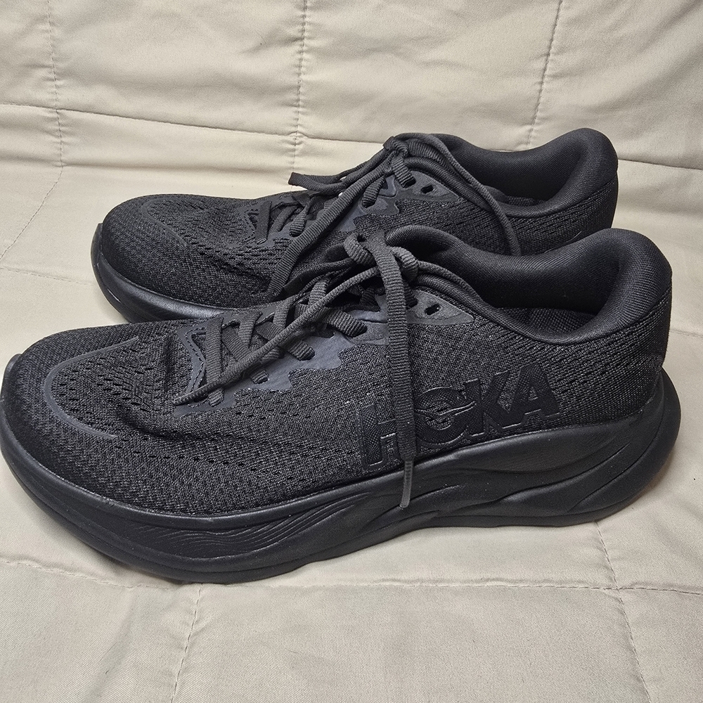 Hoka | Shoes | Hoka Rincon 4 Women Allblack Athletic Shoes | Poshmark